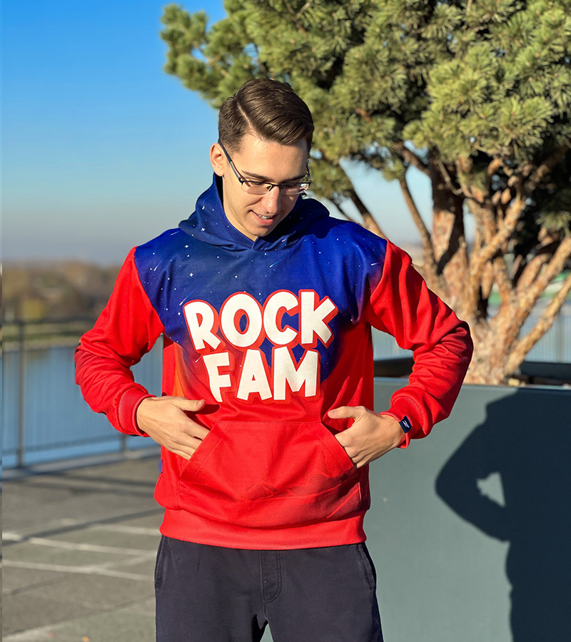 ROCKFAM CRVENI SVETLEĆI DUKS - RockFam Shop